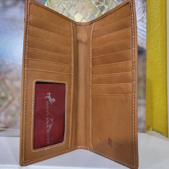 Montana West | Bags | Montana West Wallet Cowboy Mens Floral Handtooled Real Leather Bifold In ...